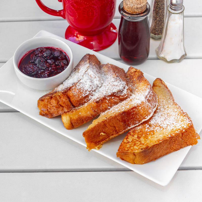 French Toast with Red Berries Jam – Café Madelaine